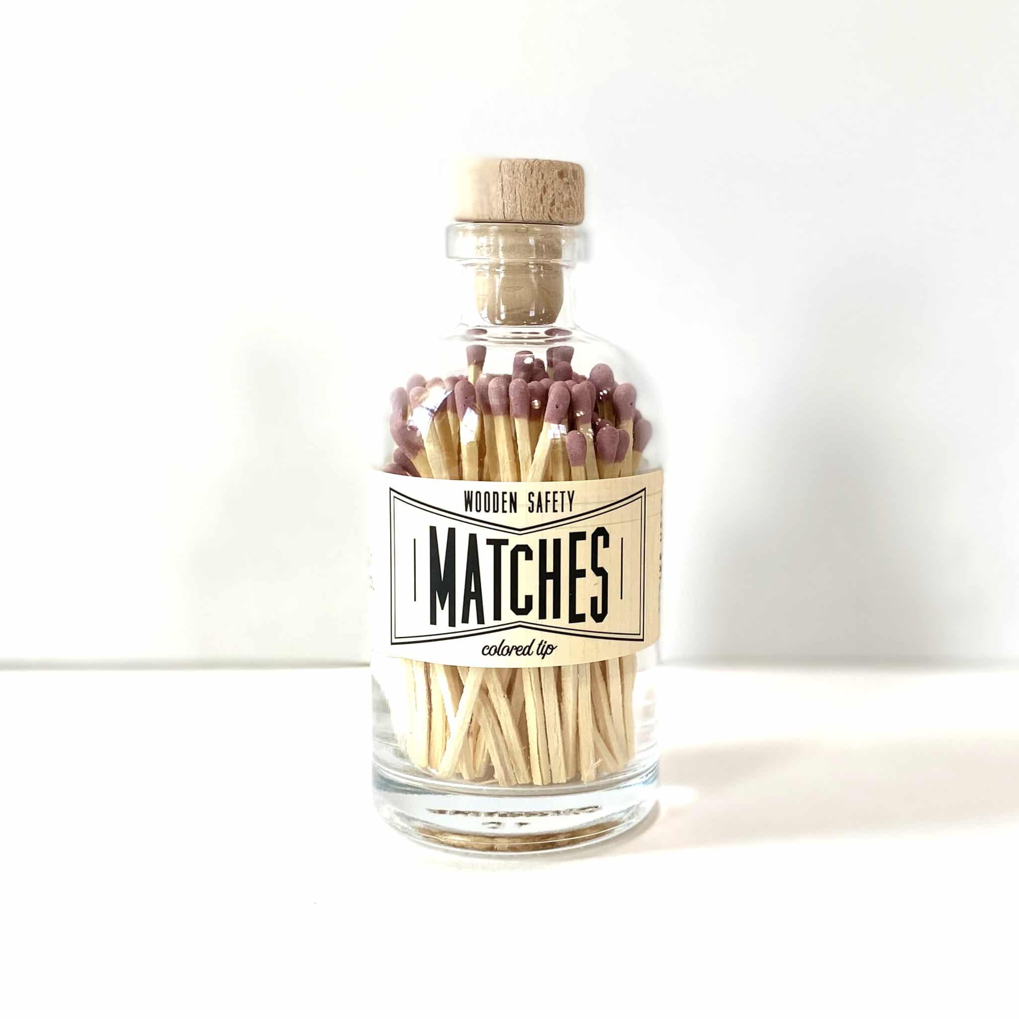 Vintage Apothecary Dusty Rose Matches - Made Market Co.