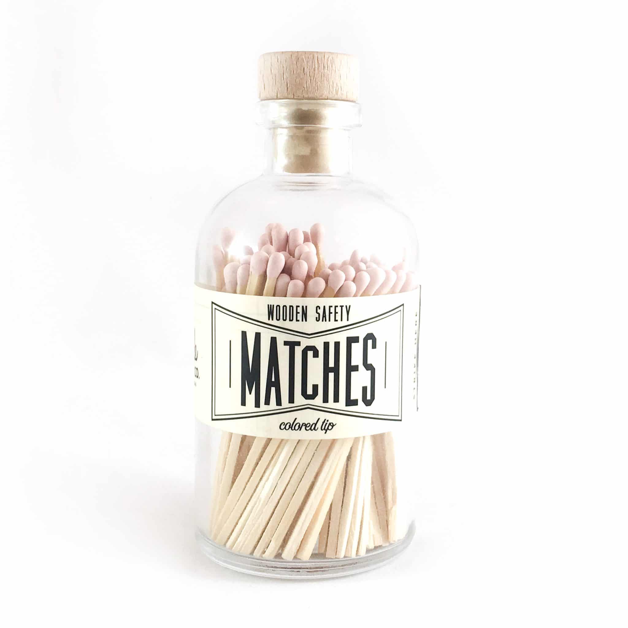 Vintage Apothecary Light Pink Matches - Made Market Co.