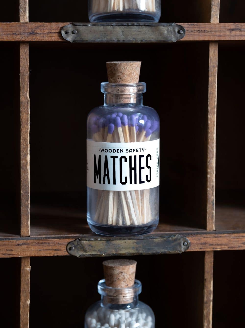Mini Apothecary Vintage Purple Matches - Made Market Co.