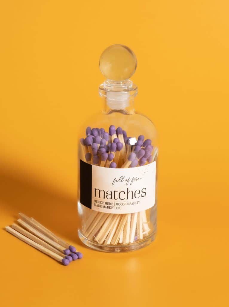 Full of Fire Purple Matches - Made Market Co.