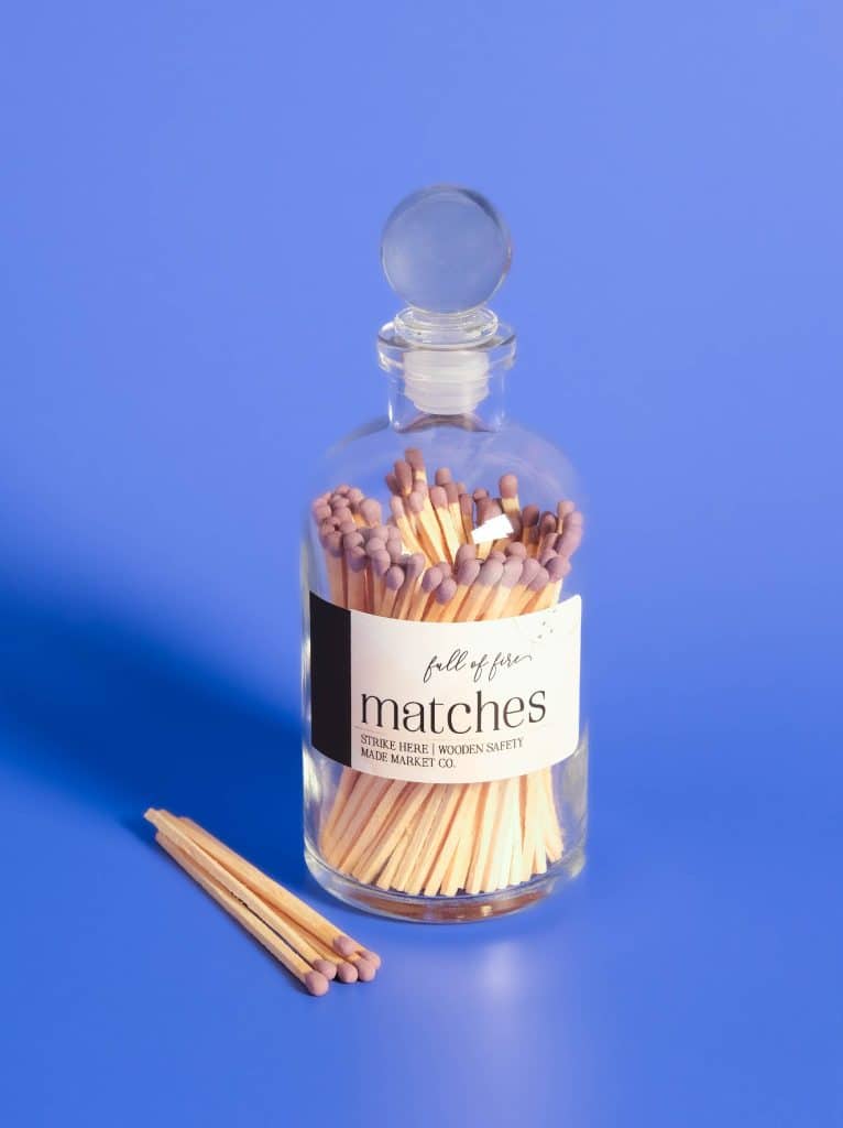 Full of Fire Mauve Matches - Made Market Co.