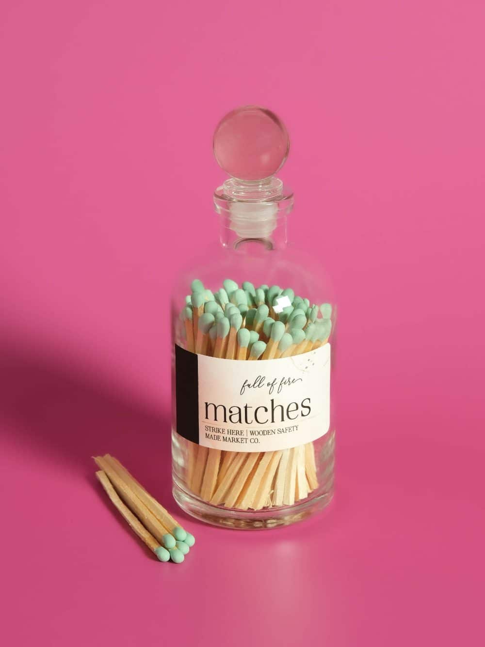 Full of Fire Powder Blue Matches - Made Market Co.