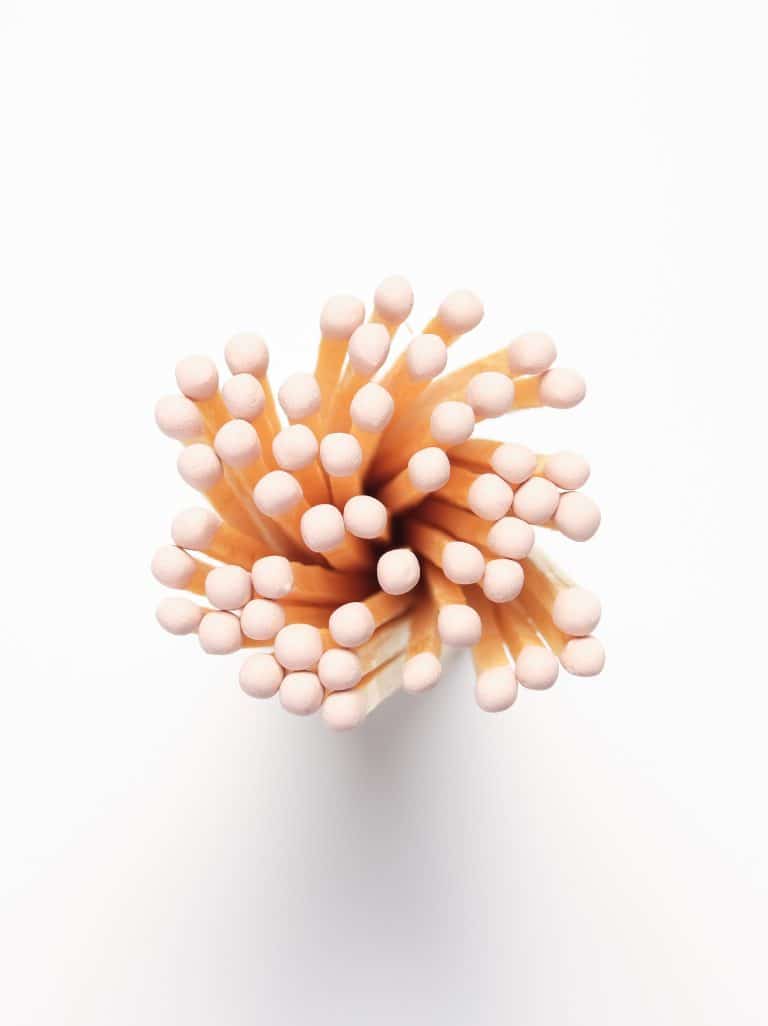 Apothecary Vintage Fireplace Light Pink Matches - Made Market Co.