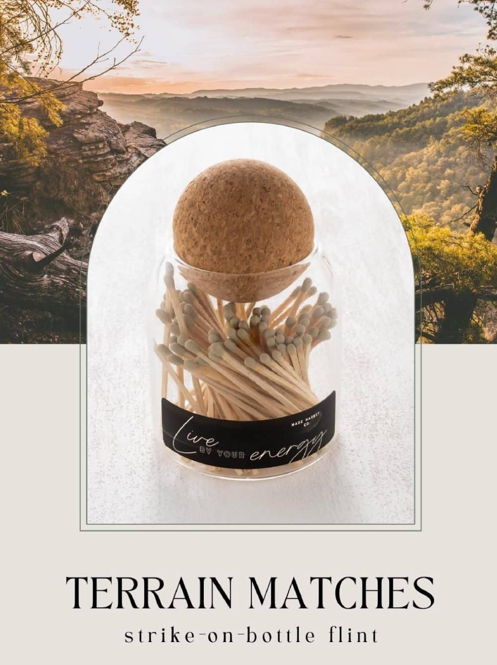 Vintage Apothecary Gold Matches - Made Market Co.